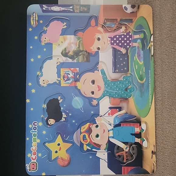 CoComelon | Toys | Cocomelon Wooden Bedtime Puzzle | Poshmark